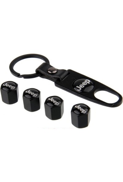 Gardenauto Jeep Paslanmaz Çelik Sibop Kapağı ve Anahtarlık Seti Gardenauto Jeep Paslanmaz Çelik Sibop Kapağı ve Anahtarlık Seti