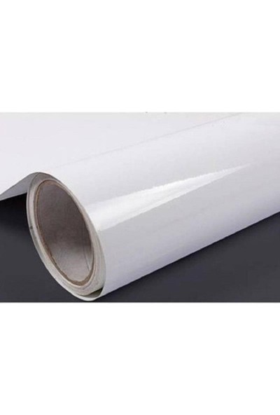 Ecce Parlak Beyaz Yapışkanlı Folyo 37 cm x 10 mt