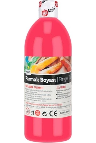 Red apple Neon Parmak Boyası Pembe 500 Gram Red apple Neon Parmak Boyası Pembe 500 Gram