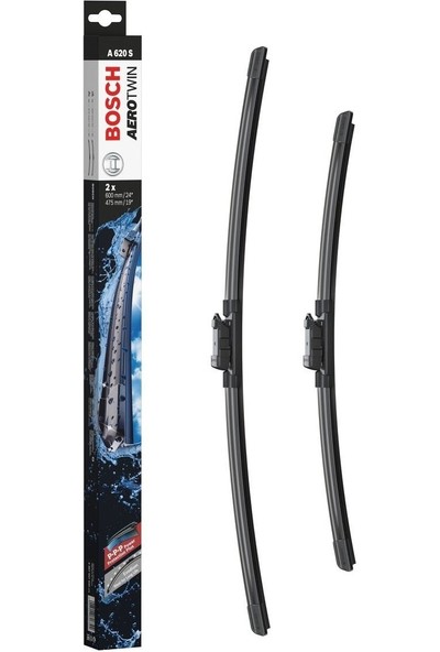 Bosch Aerotwin Silecek Seti - [600/475 mm] Volkswagen Jetta (2011 - 2021) [162,163,AV2]- A 620 S