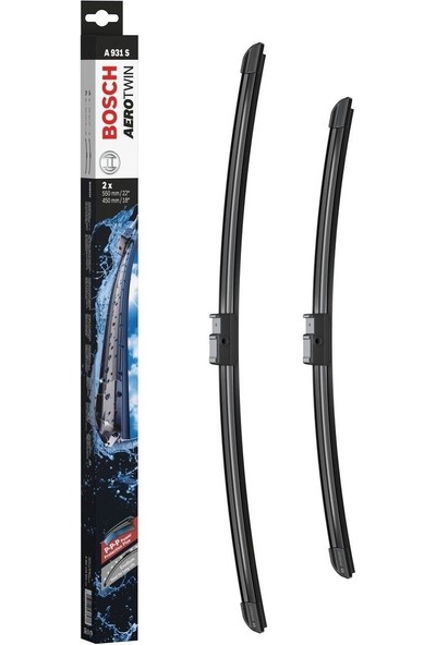 Bosch Aerotwin Silecek Seti - [550/450 Mm] Opel Astra H (2004 - 2013) [H] - A 931 S