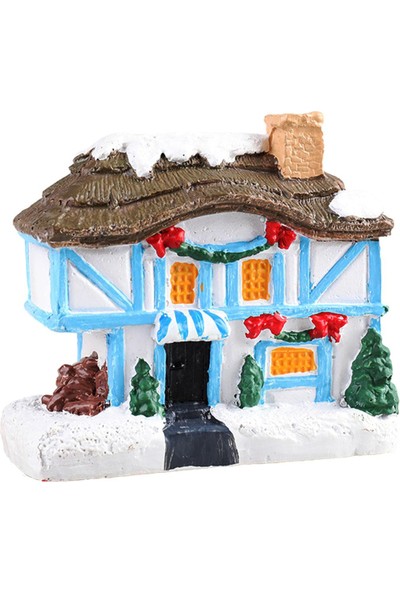 Kesoto 1 Adet Noel Sahne Ev LED Köy Seti Noel Ev Masa Festivali Dekor G (Yurt Dışından)