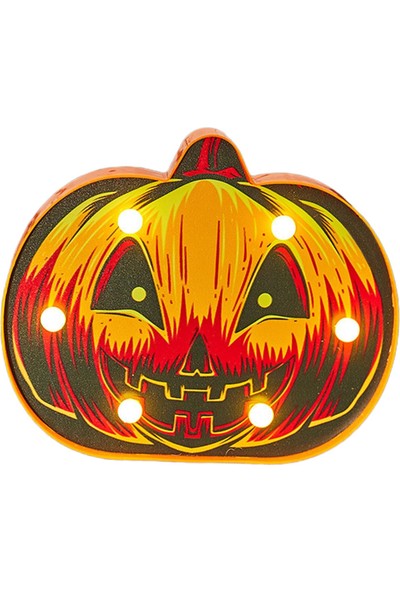 Kesoto Cadılar Bayramı Süslemeleri Şekil LED Işıkları Pil Kumandalı Bar Masaüstü Dekor Kabak B (Yurt Dışından)