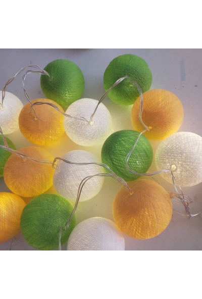 Işıklı Toplar Türkiye Dekoratif Işıklı Toplar 3 M 20 Top