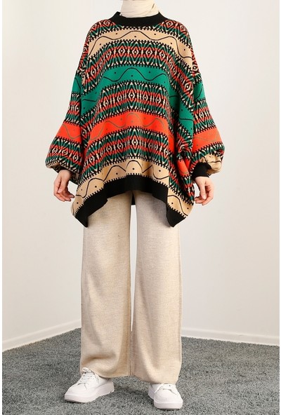 May Mara Kadın Oversıze Triko Tunik