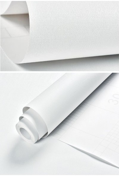 Trendpoint 60 cm x 500 cm Mat Beyaz Kendinden Yapışkanlı Duvar Veya Mutfak Banyo Dolap Kaplama Dekorasyon Trendpoint 60 cm x 500 cm Mat Beyaz Kendinden Yapışkanlı Duvar Veya Mutfak Banyo Dolap Kaplama Dekorasyon