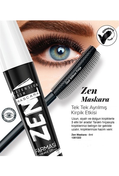 Farmasi Zen Maskara 8 ml Farmasi Zen Maskara 8 ml