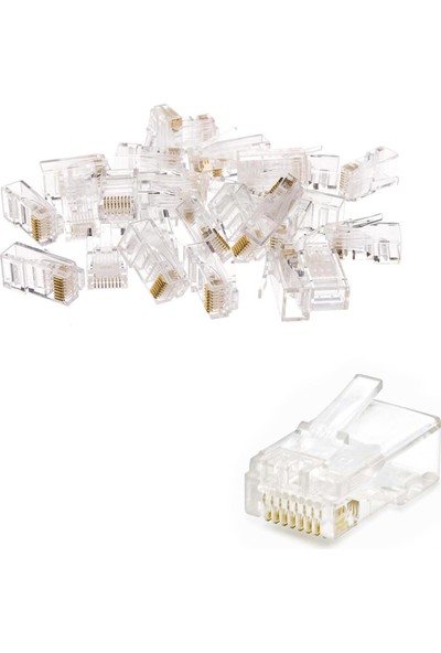 Polaxtor RJ45 Soket Cat6 8p/8c (100 Adet) PLX-10486 Polaxtor RJ45 Soket Cat6 8p/8c (100 Adet) PLX-10486