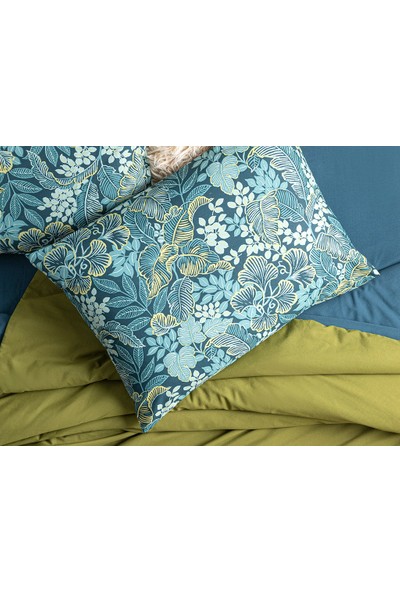 English Home Mysterious Garden Pamuklu 2'li Yastık Kılıfı 50X70 cm Koyu Yeşil English Home Mysterious Garden Pamuklu 2'li Yastık Kılıfı 50X70 cm Koyu Yeşil