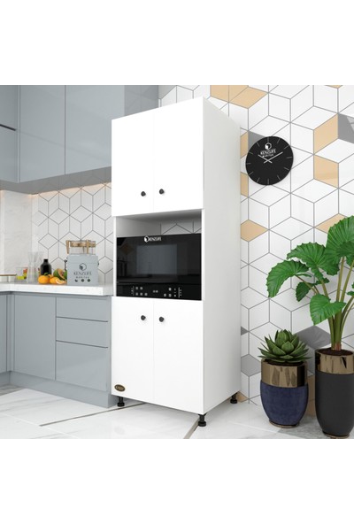 Kenzlife Fırın Dolabı Cahide Beyaz 180 x 65 x 50 cm Mutfak Xlarge Ayaklı Banyo Kiler Ofis Kenzlife Fırın Dolabı Cahide Beyaz 180 x 65 x 50 cm Mutfak Xlarge Ayaklı Banyo Kiler Ofis