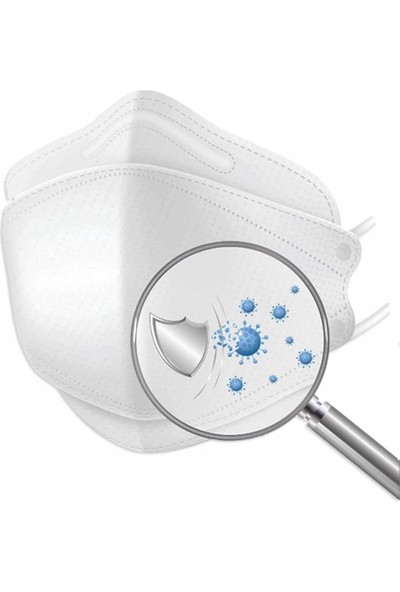 Hipokrat Mask Silverionmask Hipokrat HM99 (Kore Tipi-Balık Sırtı) 4+4 Katlı