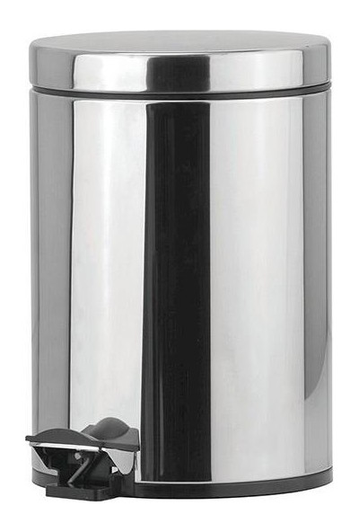 Bocchi Çöp Kovası Pedallı 3 Lt Krom