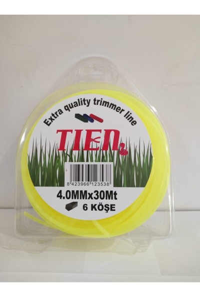 Tıen Hepsireyon 6 Köşe 4,0mm Motorlu Tırpan Ot Biçme Misinası