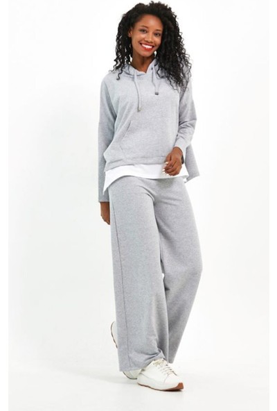 Hera Fashion Kadın Ikili Sweat Takım