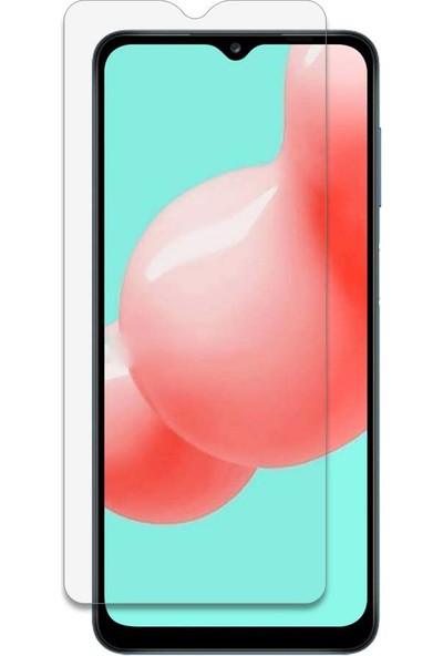 Case 4U Samsung Galaxy A32 Cam Ekran Koruyucu Sert Temperli Cam Şeffaf