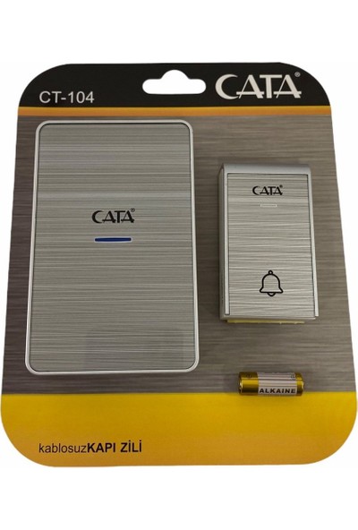 Cata Uzaktan Kumandalı Zil CT-104 LED Işıklı