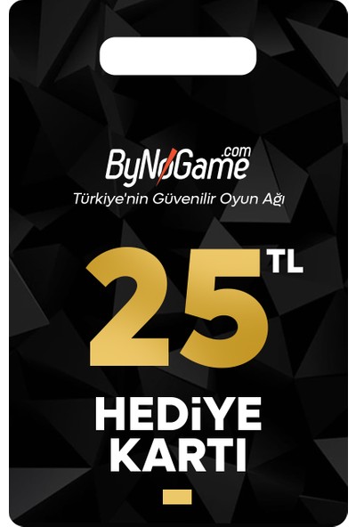 Bynogame 25 TL Hediye Kartı Bynogame 25 TL Hediye Kartı
