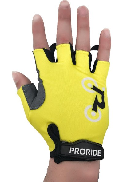 'ProRide 67893 Profesyonel Bisiklet Eldiven Sarı x L 'ProRide 67893 Profesyonel Bisiklet Eldiven Sarı x L