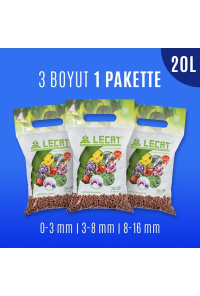 Lecat Kil Bilyesi - 3 Boyut 1 Pakette 20 Lt. Lecat Kil Bilyesi - 3 Boyut 1 Pakette 20 Lt.