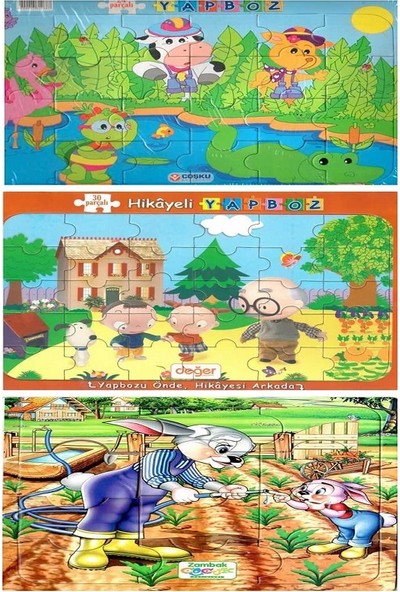 Zambak Yayınları Yapboz Seti Zambak Yayınları Yapboz Seti