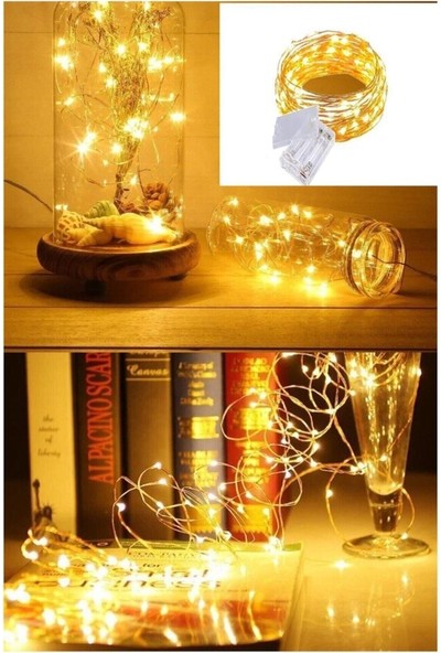 Kastore Peri LED Gün Işığı Pilli 5 Metre