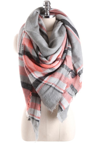 Delicate Girl Narin Kız Kış Çift Kullanımlı Uzun Şal Ingiliz Ekose Kontrast Renk Taklit Kaşmir Büyük Kare Eşarp (Yurt Dışından) Delicate Girl Narin Kız Kış Çift Kullanımlı Uzun Şal Ingiliz Ekose Kontrast Renk Taklit Kaşmir Büyük Kare Eşarp (Yurt Dışından)