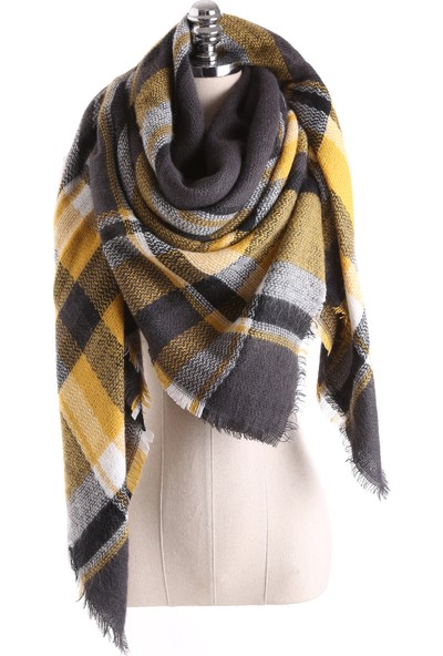 Delicate Girl Narin Kız Kış Çift Kullanımlı Uzun Şal Ingiliz Ekose Kontrast Renk Taklit Kaşmir Büyük Kare Eşarp (Yurt Dışından) Delicate Girl Narin Kız Kış Çift Kullanımlı Uzun Şal Ingiliz Ekose Kontrast Renk Taklit Kaşmir Büyük Kare Eşarp (Yurt Dışından)