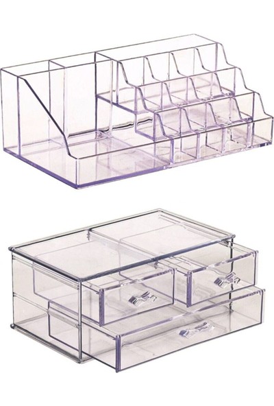 Maomao 3 Çekmeceli Makyaj Düzenleyici Organizer Set Maomao 3 Çekmeceli Makyaj Düzenleyici Organizer Set