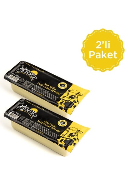 Gündoğdu Taze Kaşar Peynir 700 gr 2'li