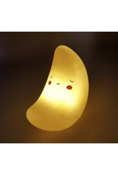 Evdeki Çarşı LED Işıklı Gülen Ay Masa Lambası