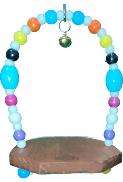 Wooden Bird Muhabbet Sepet Salıncak Kahverengi Renk