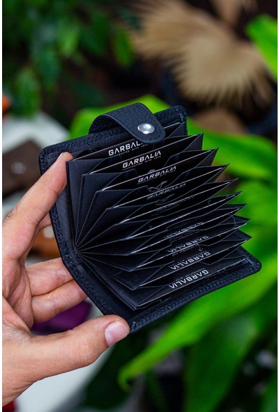 Garbalia Adanus Deri Akordiyon Kartlık