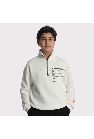 Lalissa Erkek Çocuk Üç Iplik Şardonlu Dik Yaka Yarım Fermuarlı Sweatshirt Lalissa Erkek Çocuk Üç Iplik Şardonlu Dik Yaka Yarım Fermuarlı Sweatshirt