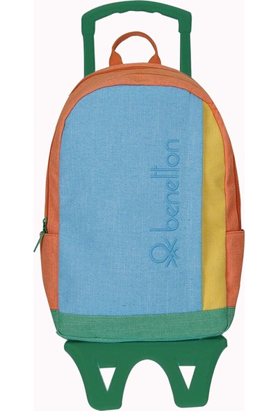 United Colors Of Benetton Çekçekli Kanvas Ilkokul Çantası 70269