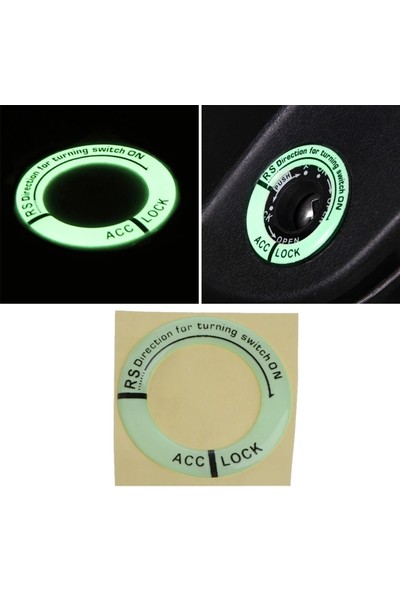 Ftech Kontak Anahtarı Halkası Gece Floresan Yansıma Ftech Kontak Anahtarı Halkası Gece Floresan Yansıma