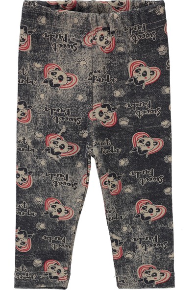 Civil Baby Kız Bebek Tayt 6-18 Ay Krem Civil Baby Kız Bebek Tayt 6-18 Ay Krem