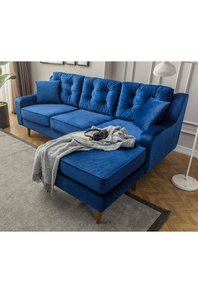 Eymense Night Blue Köşe Koltuk Takımı