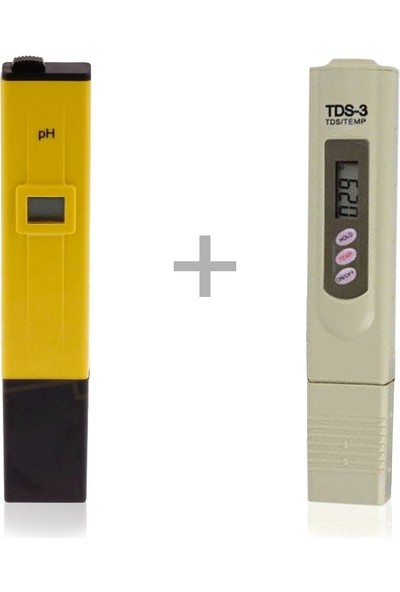 Aek-Tech Ph Metre ve Tds Iletkenlik Ölçer Seti Aek-Tech Ph Metre ve Tds Iletkenlik Ölçer Seti