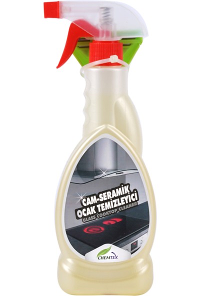 Chemtex Cam - Seramik Ocak Temizleyici 500 ml + Kazıma Aparatı