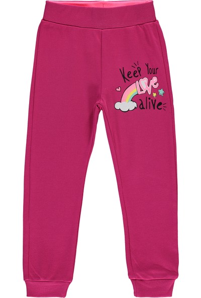 Civil Girls Kız Çocuk Eşofman Altı 2-5 Yaş Mürdüm