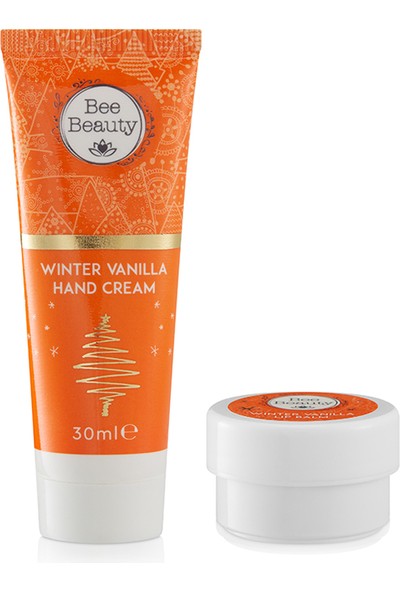 Bee Beauty Winter Vanilla El Kremi 30 ml + Dudak Kremi 10 gr Seti
