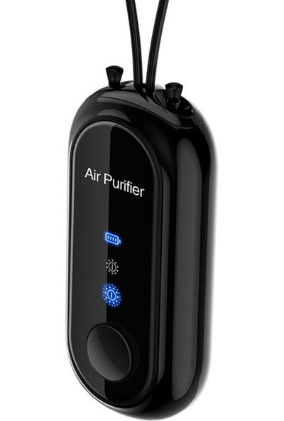 Flameer Boyun Negatif Iyonlar Hava Temizleyici Kolye Kişisel Hava Temizleyici Siyah (Yurt Dışından)