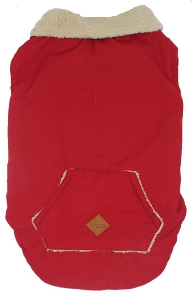 Pawstar Içi Polarlı, Kırmızı, Büyük Irk Köpek Yağmurluğu 6xl