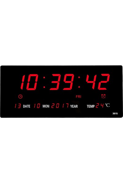 F Fityle Dijital LED Duvar Masası Çalar Saat / Takvim Sıcaklık Nem 12/24 H (Yurt Dışından) F Fityle Dijital LED Duvar Masası Çalar Saat / Takvim Sıcaklık Nem 12/24 H (Yurt Dışından)