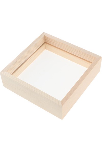 F Fityle Şeffaf Tek Resim Çerçevesi Ahşap Çerçeve Dekor Cam Kapak Duvar Ile 13.7 x 13.7 cm (Yurt Dışından)