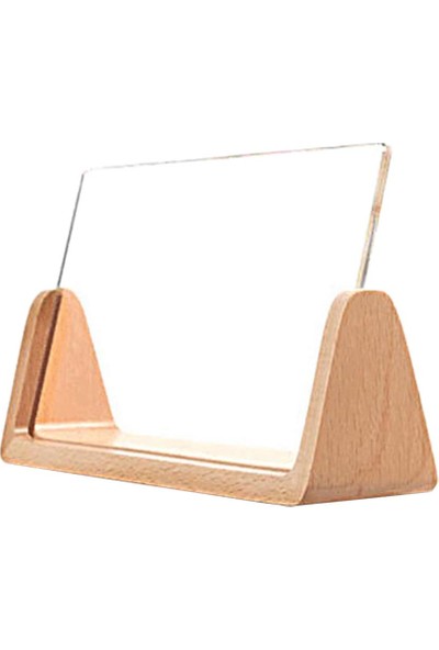 F Fityle Ahşap Fotoğraf Çerçevesi Resim Çerçeveleri Ahşap Baz Temizle Akrilik Kapak Ev Dekor 6 Inç (Yurt Dışından)