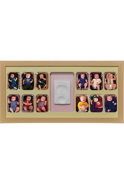 Baby Memory Prints El ve Ayak İzi 12 Aylık Çerçeve Baby Memory Prints El ve Ayak İzi 12 Aylık Çerçeve