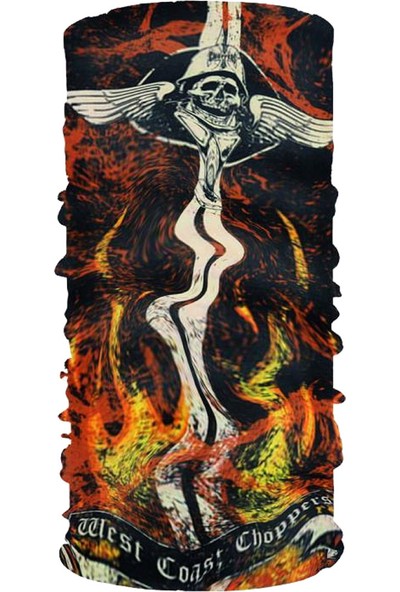Knmaster West Bisiklet Motosiklet Outdoor Çok Amaçlı Buff Bandana Boyunluk