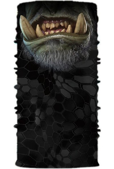 Knmaster Gorilla Bisiklet Motosiklet Outdoor Çok Amaçlı Buff Bandana Boyunluk
