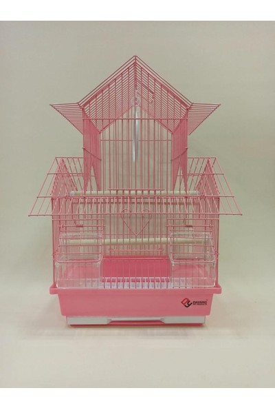 Dayang Çinevi Kafes Pembe 30 x 23 x 46 cm